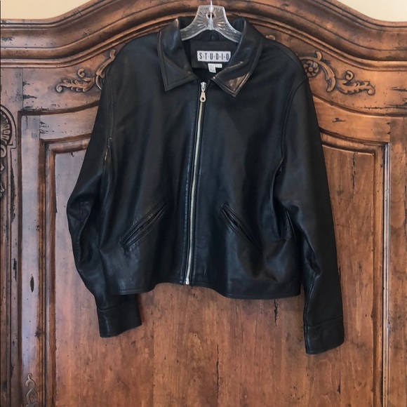 Studio | Jackets & Coats | Studio Leather Jacket | Poshmark